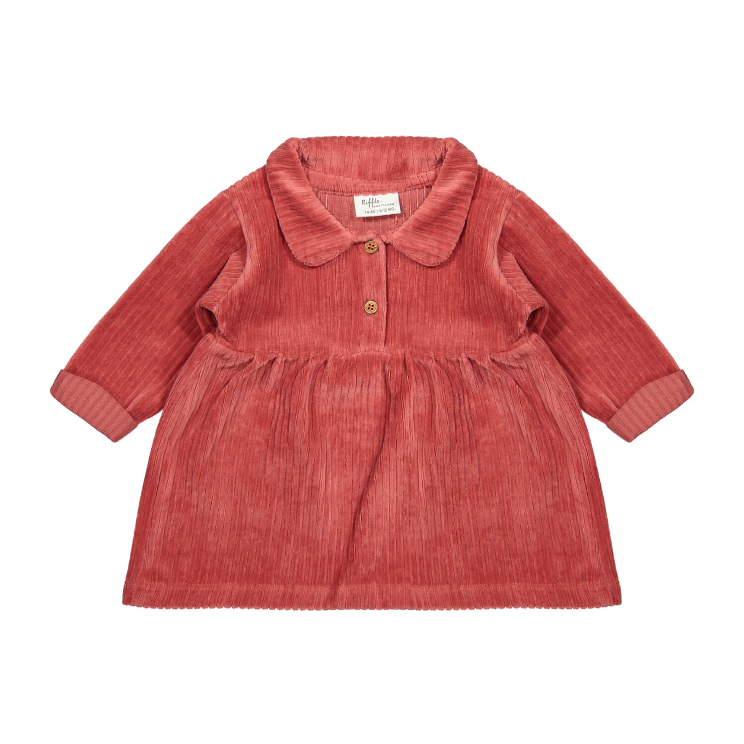 Riffle Dress Amalia Rib Pink - Babydoll Jurkje - Roze – Bee Cute ...